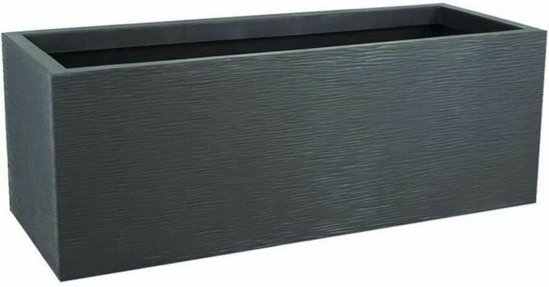 Eda Doniczka 79,5X29,5X29,5cm Plastikowy Ciemny Szary S7106127 - Ceny i opinie - Ceneo.pl