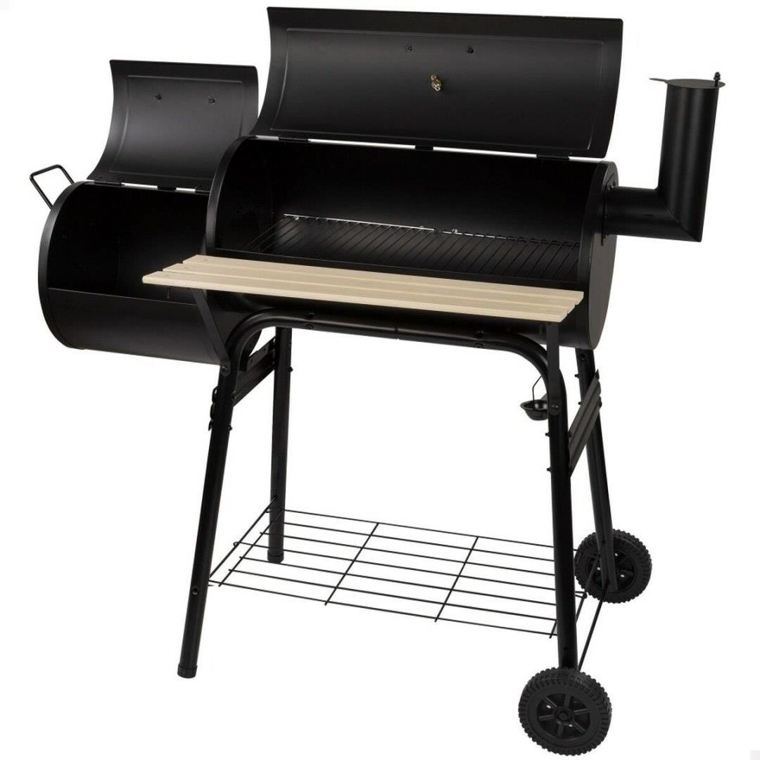 Aktive Grill Węglowy Na Kólkach Czarny 106X106X61cm S8901047 - Ceny i ...