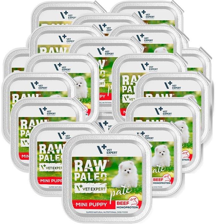 Karma Raw Paleo Pate Mini Puppy Beef Mokra Dla Szczeniąt Wołowina ...
