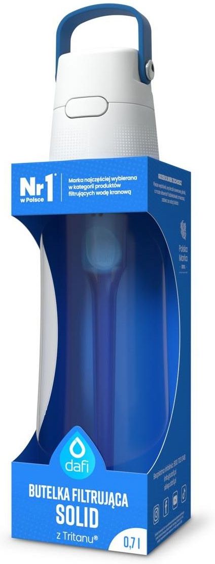 Butelka filtrująca Dafi SOLID 700ml szafirowa - Opinie i ceny na Ceneo.pl