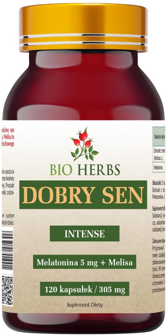 BIO HERBS - Dobry sen, na problemy ze snem, 120 kapsułek - Opinie i ...