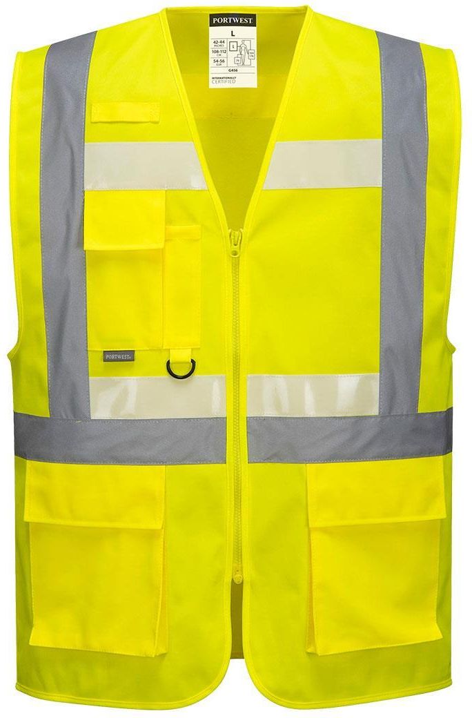 Portwest G456 Kamizelka Executive Glowtex Z Zamkiem Ezee Żółty - Ceny i ...