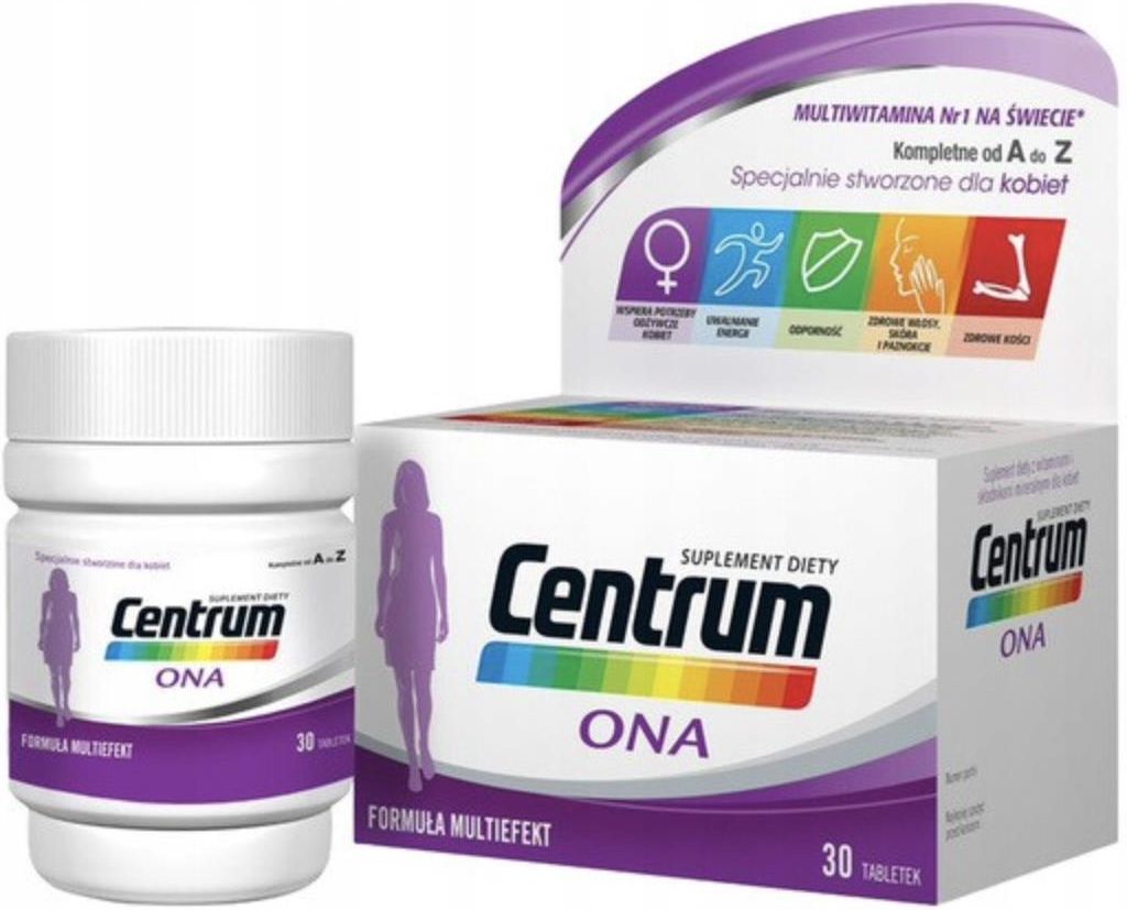 Centrum ONA 90 tabletek (Import równoległy) - Opinie i ceny na Ceneo.pl