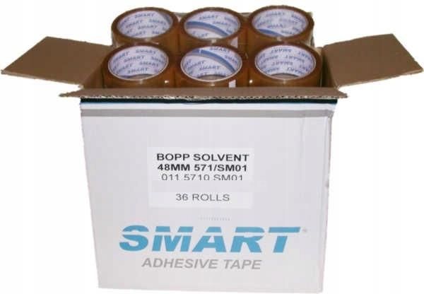Taśma Pakowa, Klejąca Smart Solvent 66 Transparent - Ceny i opinie - Ceneo.pl
