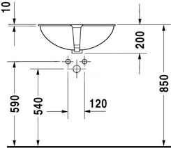 Umywalka Duravit Santosa 51 0466510000 - Opinie i ceny na Ceneo.pl