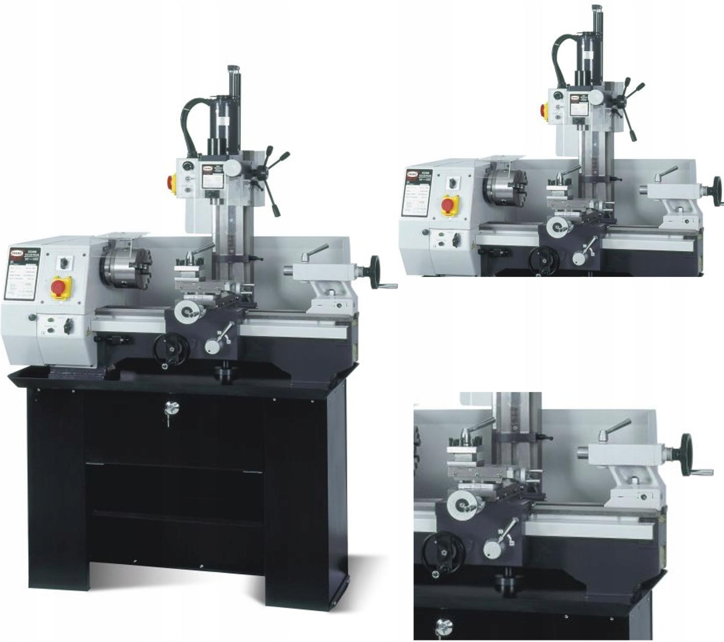 Tokarka Proma Tokarka Kombi Metalu Frezarka 550W Noże Tokarskie Skf800 ...