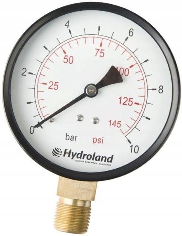 Hydroland Manometr 100Mm 1/2 Radialny 0-6 Bar Man121006B - Manometry - Opinie i ceny na Ceneo.pl