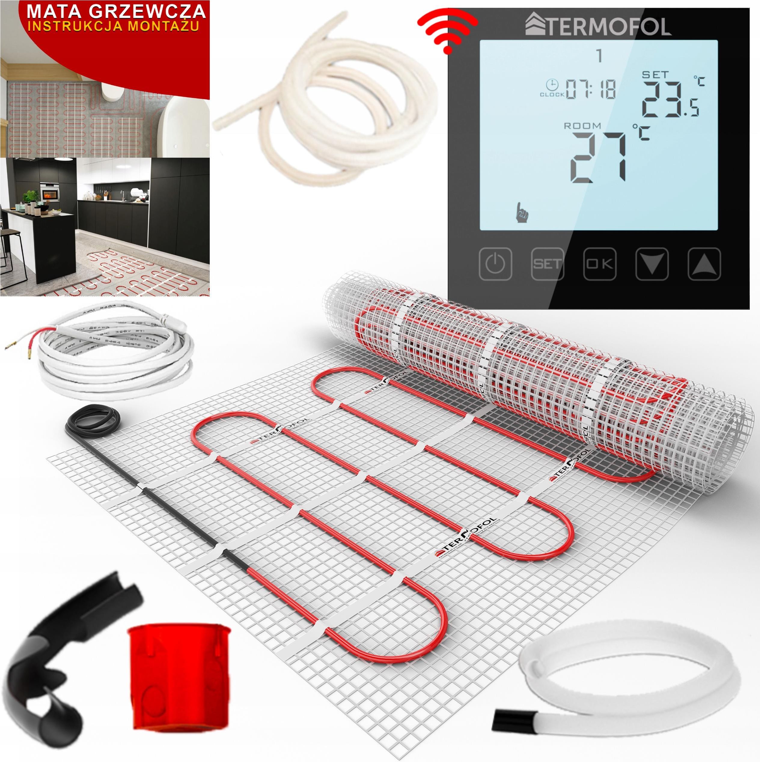 Ogrzewanie podłogowe Vendacenter Mata Grzewcza Elektryczna Pod Płytki 10m2 ZMGH110CZ - Opinie i ...