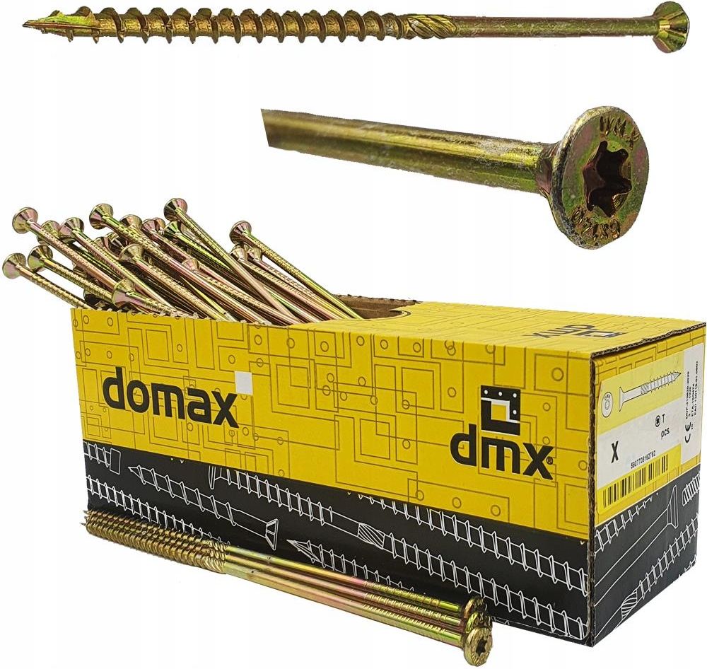 Domax Wkręty Ciesielskie Łeb Stożkowy 4X50 Torx (WCS0450) - Opinie i ...