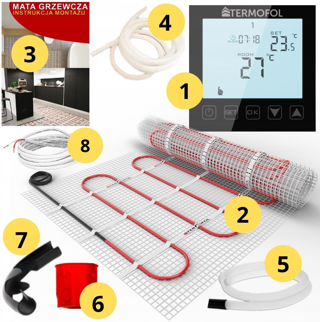 Ogrzewanie podłogowe Vendacenter Mata Grzewcza Pod Płytki 150W/m2 1m2 ZMGH11CZ - Opinie i ceny ...