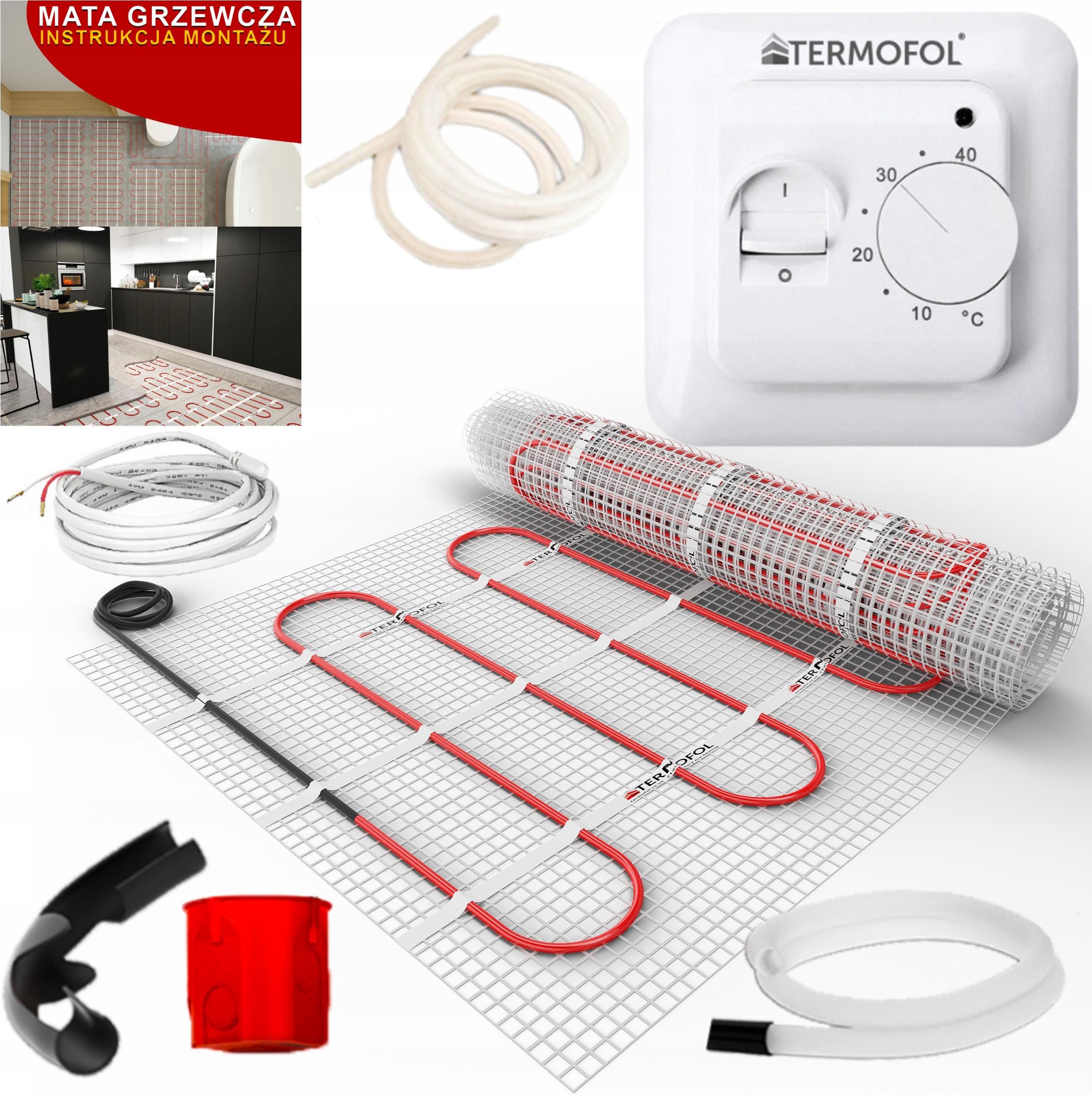 Ogrzewanie podłogowe Vendacenter Mata Grzewcza Pod Płytki 8m2 150W/m2. ZMGH38 - Opinie i ceny na ...