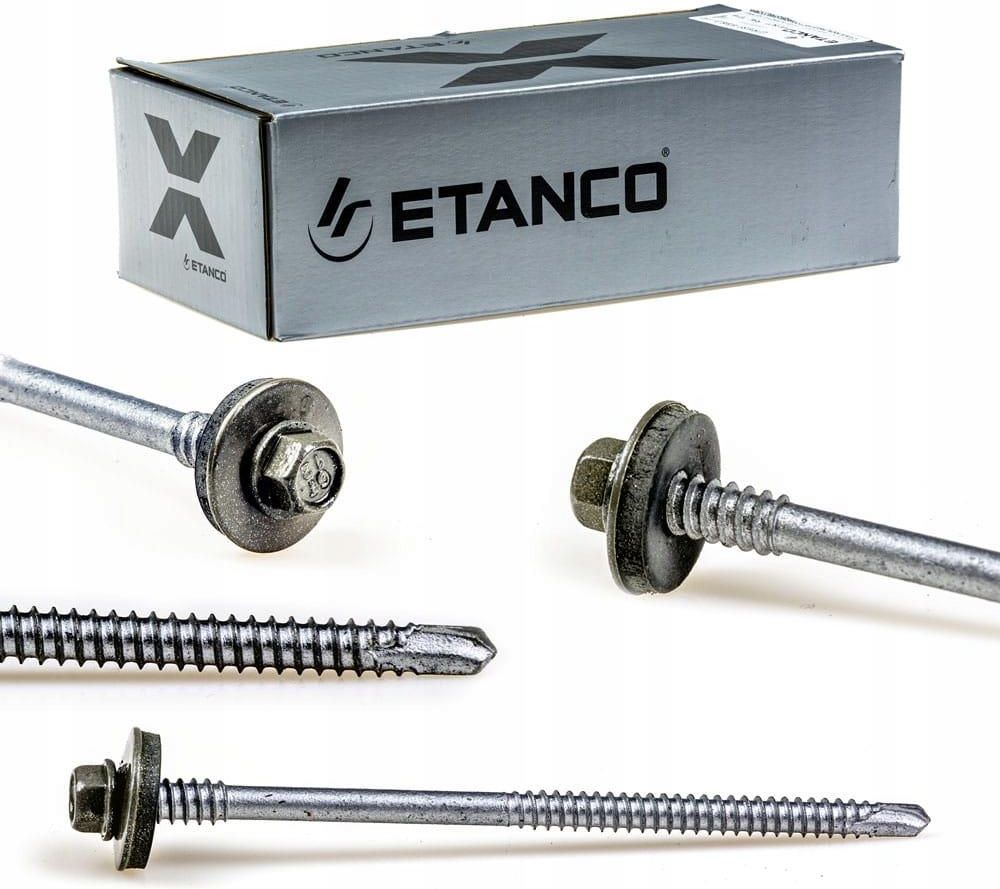 Etanco Wkręty Do Płyt Warstwowych 90mm Stal 6mm 9007 (P153090R0PL9007) - Opinie i ceny na Ceneo.pl