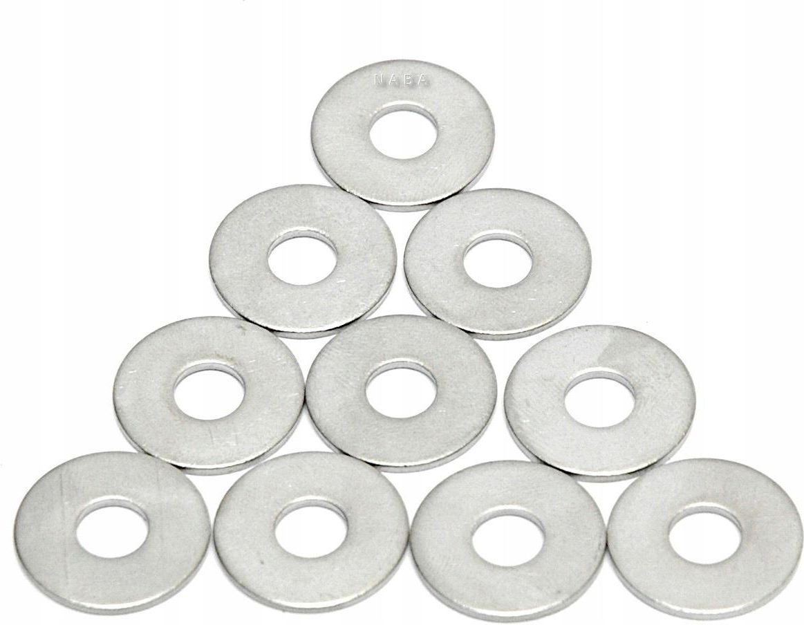 Naba M12 Podkładka Nierdzewna Szeroka 9021 Inox (3002054403308) - Opinie i ceny na Ceneo.pl
