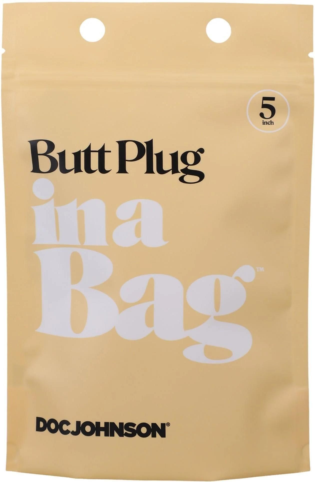 In A Bag Butt Plug 5 Inch / 12 Cm Black - Ceneo.pl