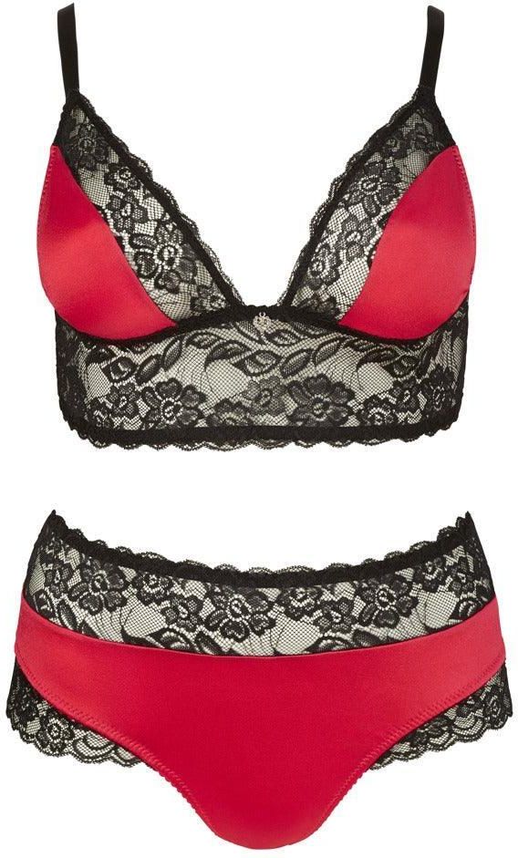 Cottelli Curves Komplet Bielizny Bra And G-String 4Xl Czarny - Ceneo.pl