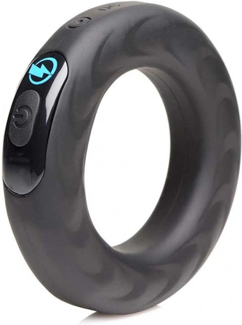 Zeus Electrosex Vibrating & E-Stim Silicone Cock Ring W/ Rc 50Mm - Ceneo.pl