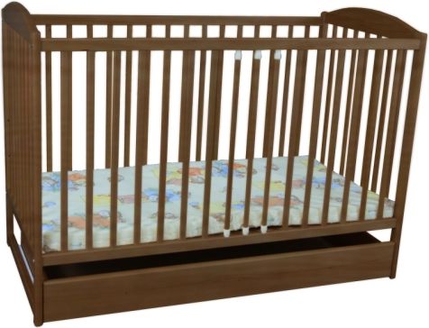 Jardrew Łóżeczko Kevin IV Orzech Z Szufladą - Opinie i atrakcyjne ceny ...