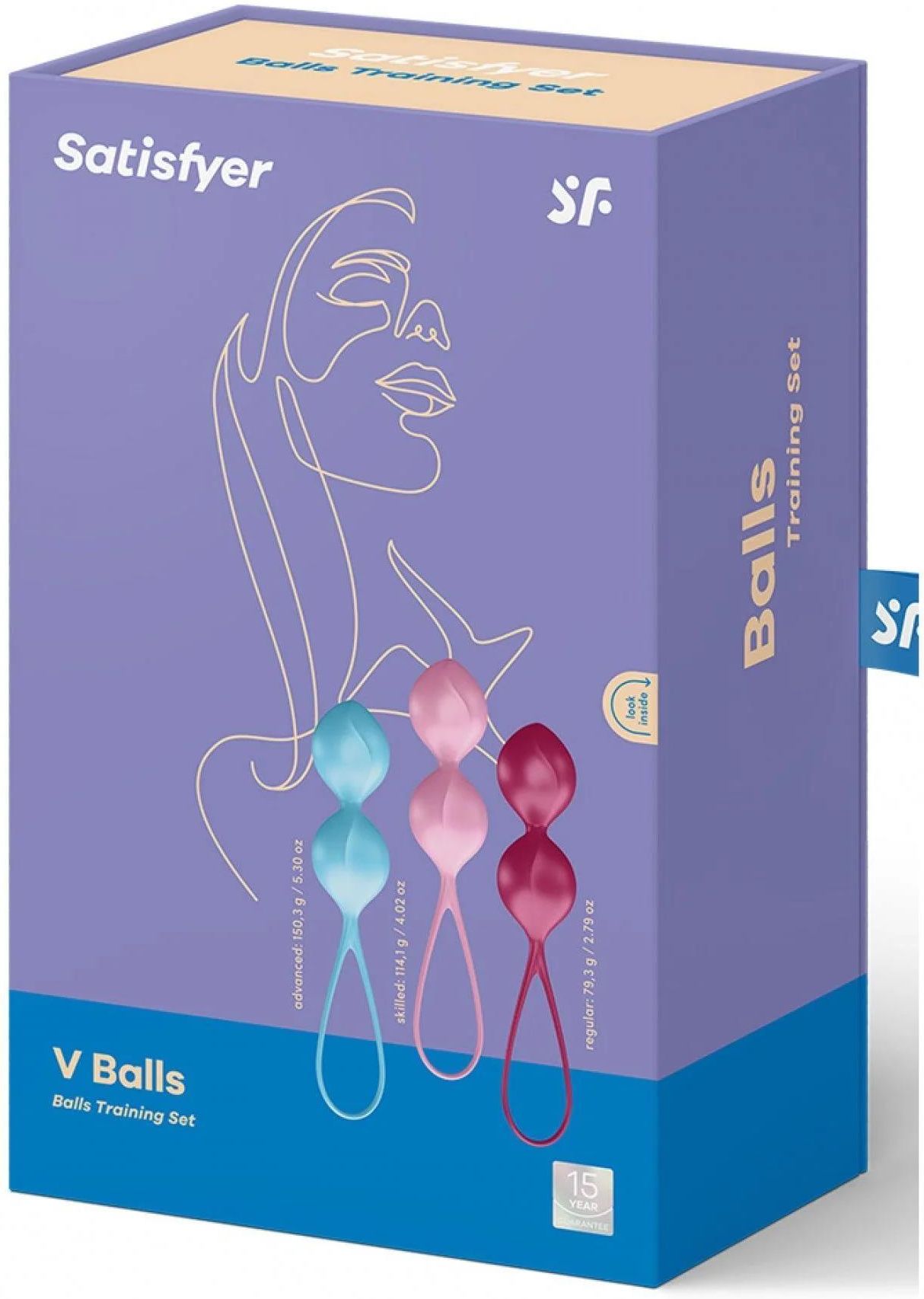 Satisfyer V Balls Kegel Set of 3 - Turquoise/Red/Pink - Ceneo.pl