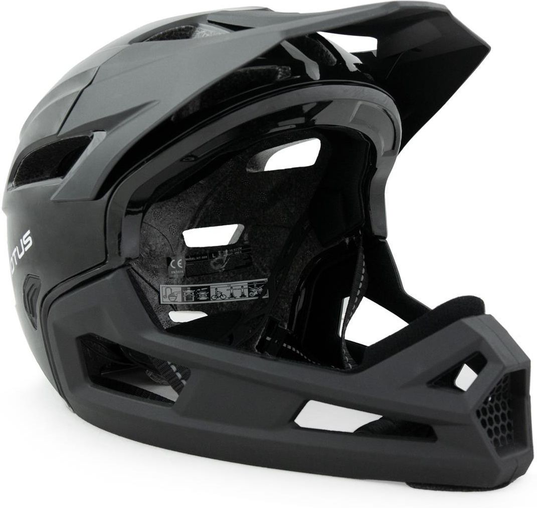 Kask rowerowy szczękowy full face MOTUS rozmiar L HT-009 - Ceny i ...