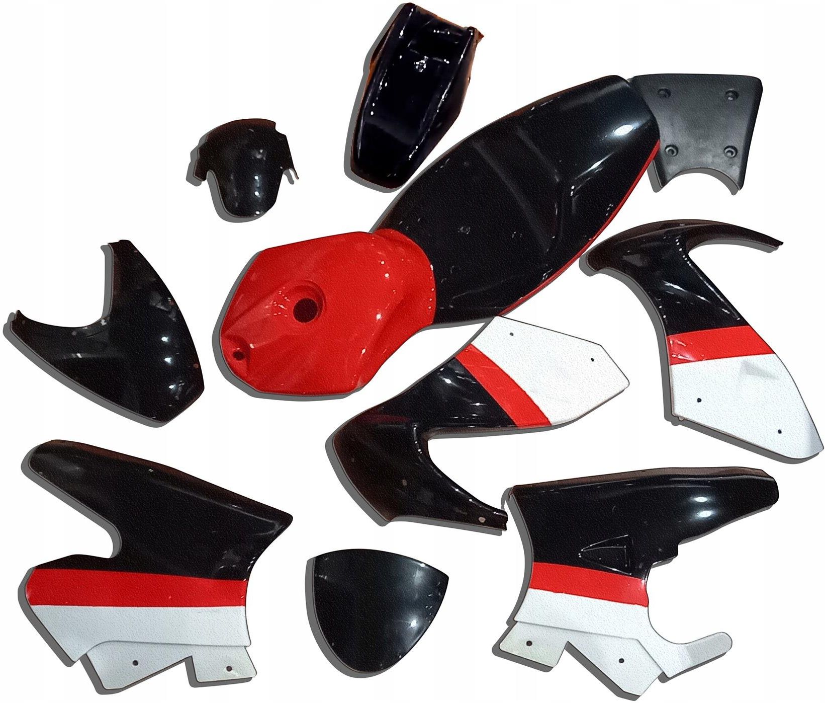 Części motocyklowe Am Parts Komplet Zestaw Plastików Mini Pocket Bike ...