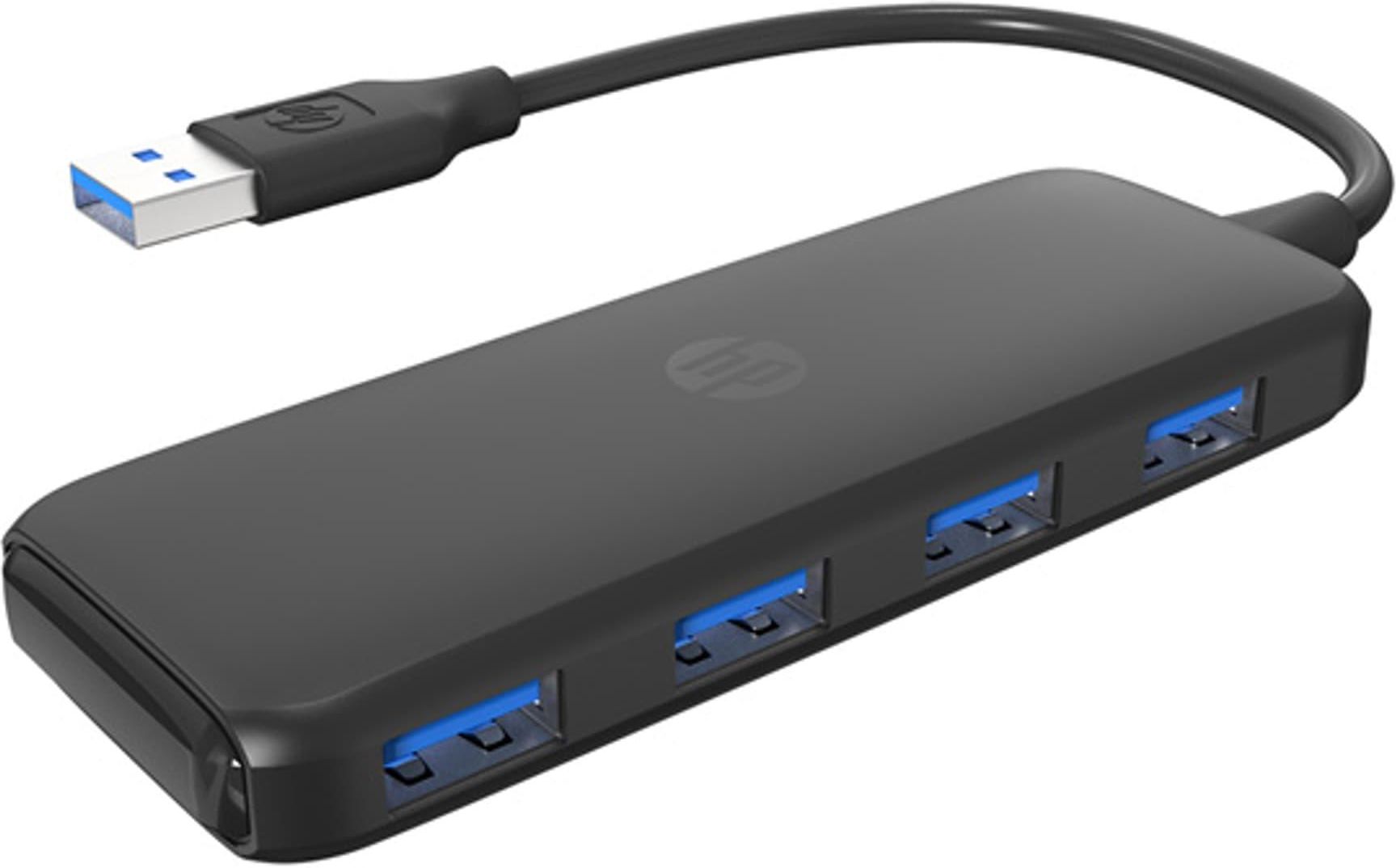Hub USB Hewlett-Packard USB (3.0) hub 4-port, DHC-CT110, czarny ...