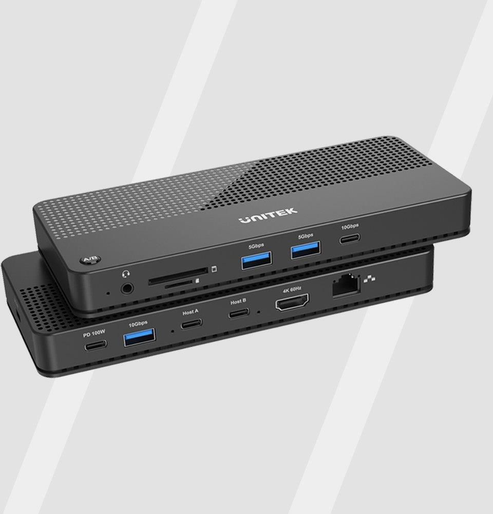 Hub USB Unitek Przełącznik VM 4K Hub USB 11 portów (D1077A) - Opinie i ...