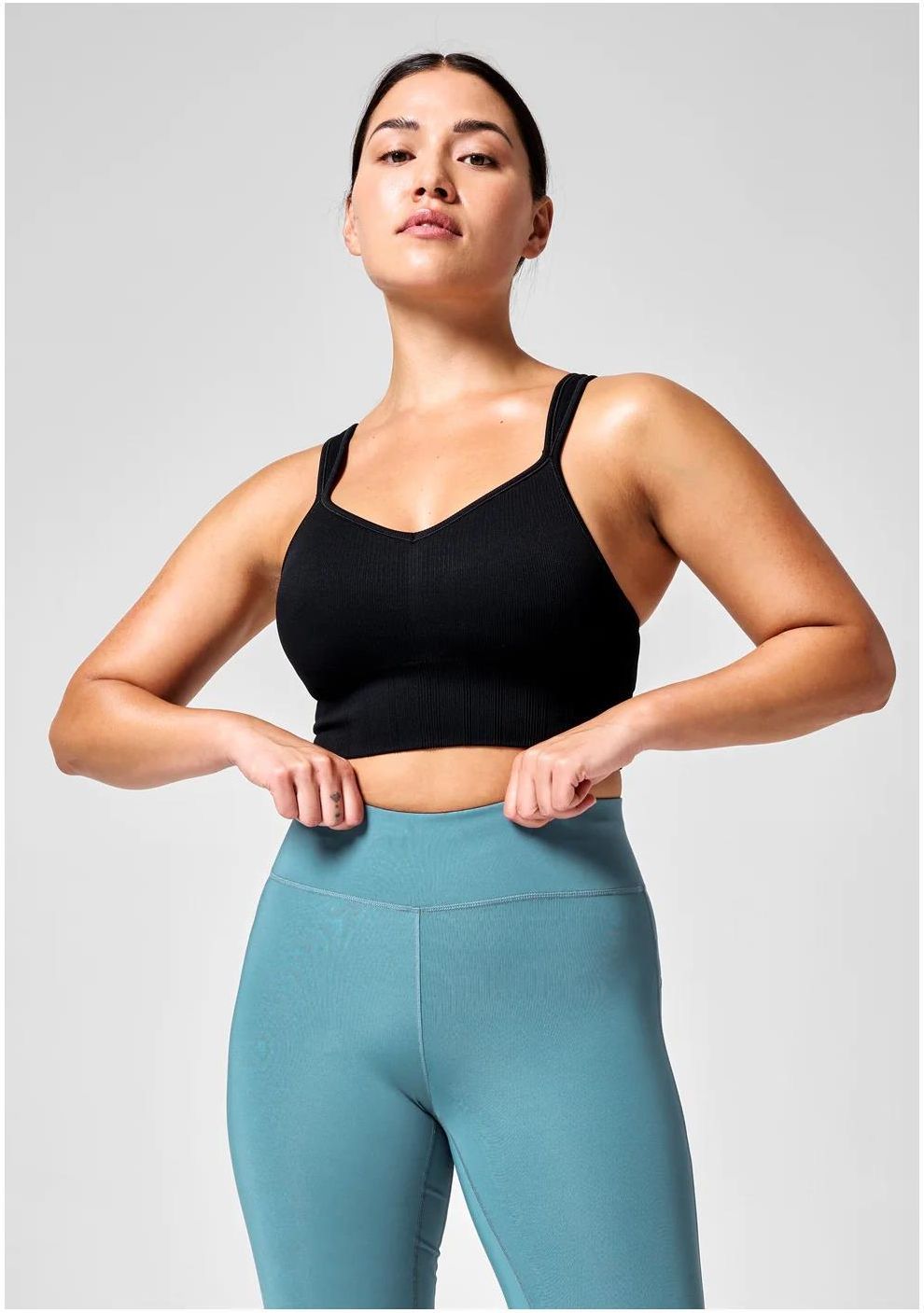 Casall Stanik Treningowy Seamless Rib Padded Sports Bra Czarny - Ceny i opinie - Ceneo.pl