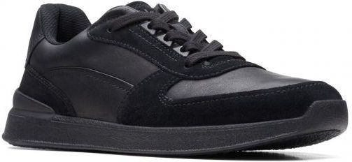 Buty Clarks Race Lite Move kolor black leather 26170559 - Ceny i opinie ...