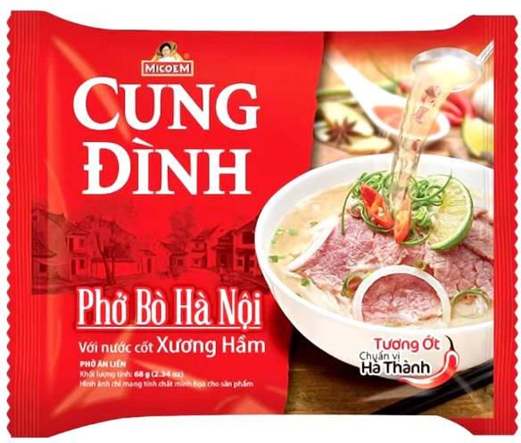 Cung Dinh Micoem Zupa Instant Pho Bo Ha Noi O Smaku Wołowym 70g - Ceny ...