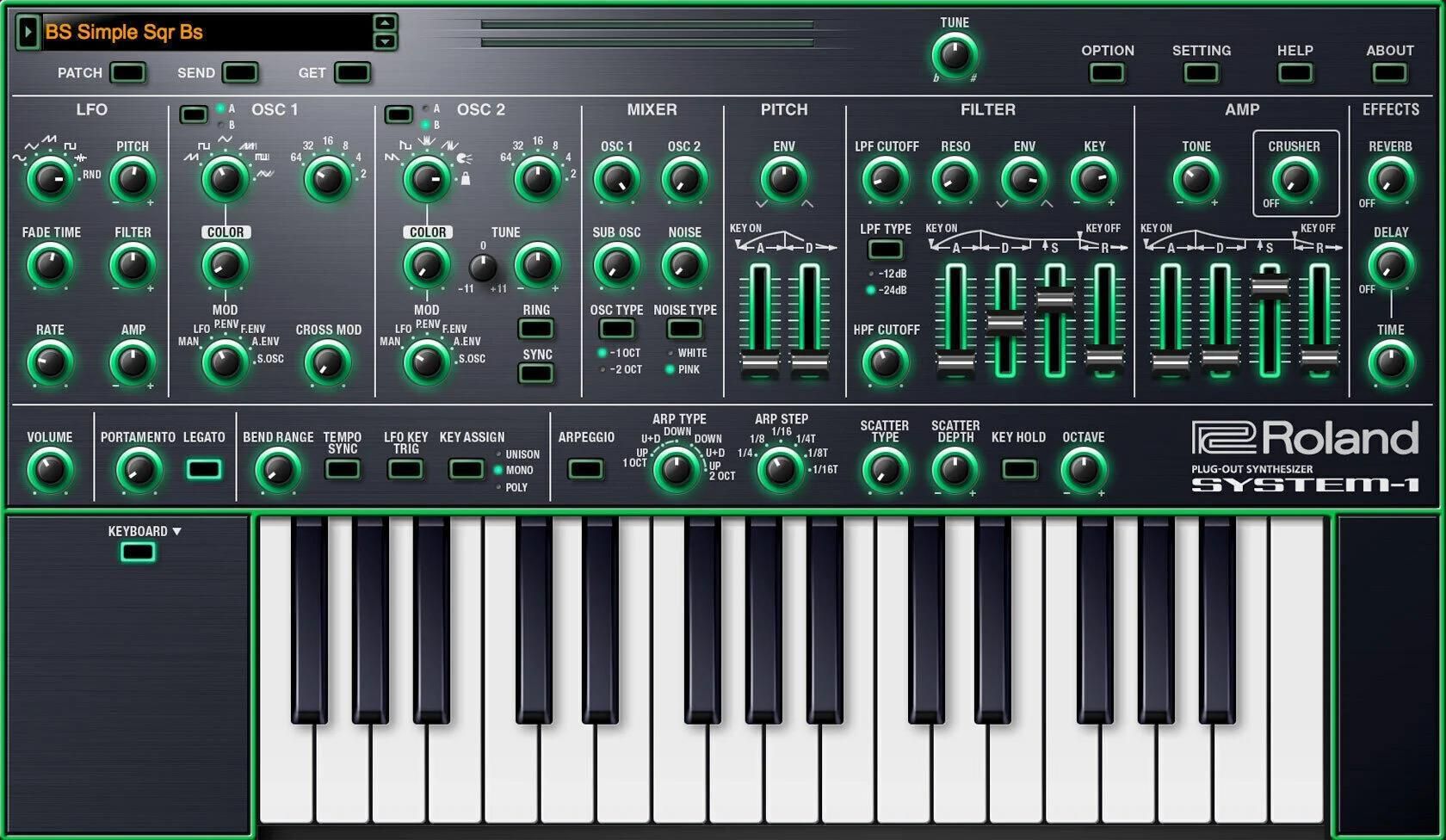 Program muzyczny Roland SYSTEM-1 Key (Produkt cyfrowy) (13591031 ...