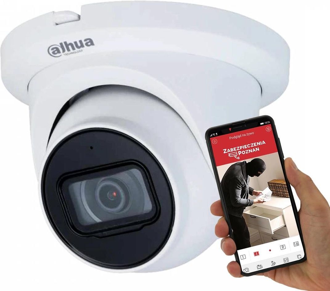 Kamera przemysłowa Dahua Kamera Ip Ipc-Hdw5541Tm-Ase-0280B-S3 5Mpx Ir50 ...