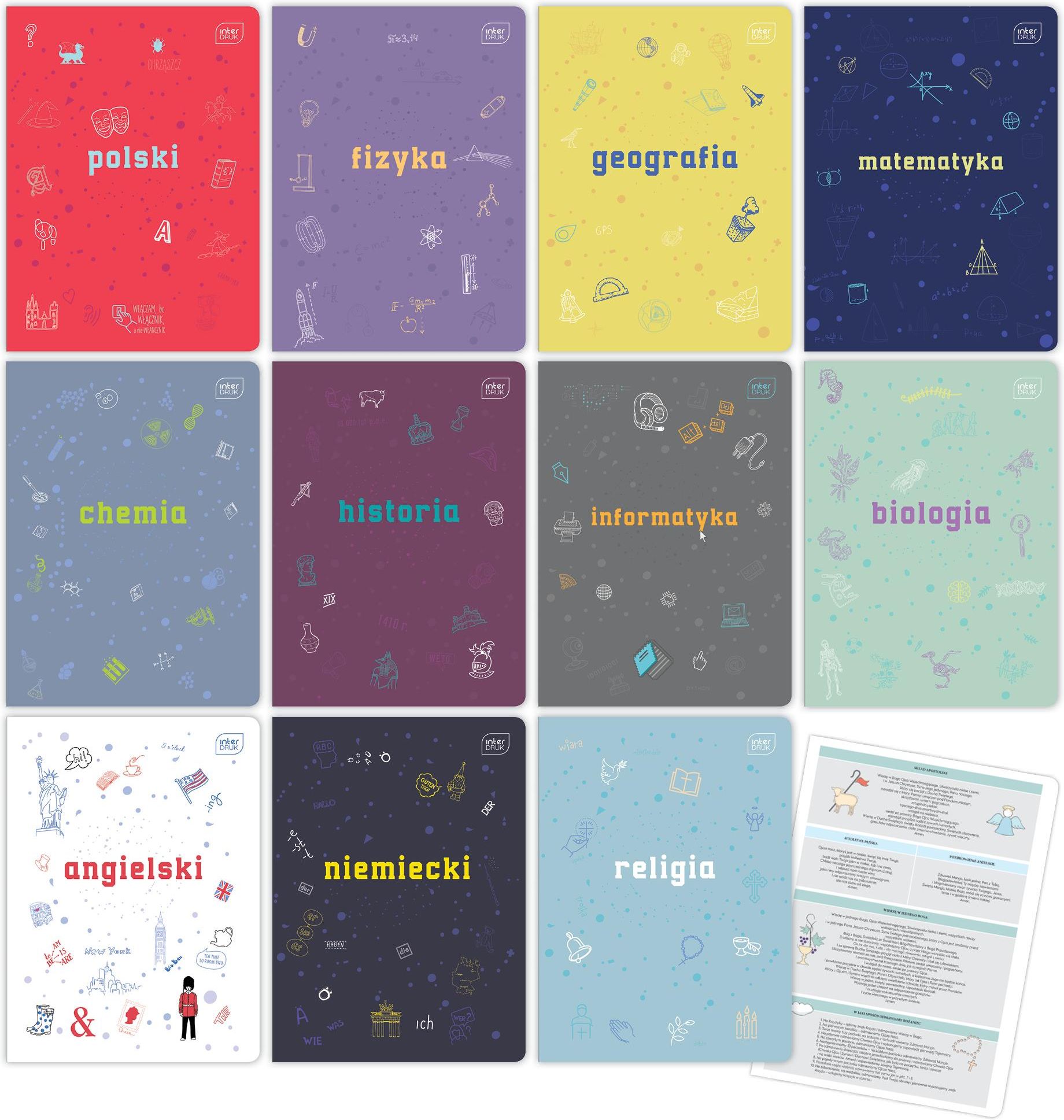 Interdruk Zeszyt Tematyczny Komplet 11W1 Hybrid - Ceny i opinie - Ceneo.pl