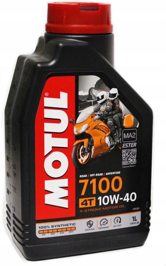 Olej silnikowy Motul Olej 7100 1L 10W40 Motocykl Cross Quad Motor ...