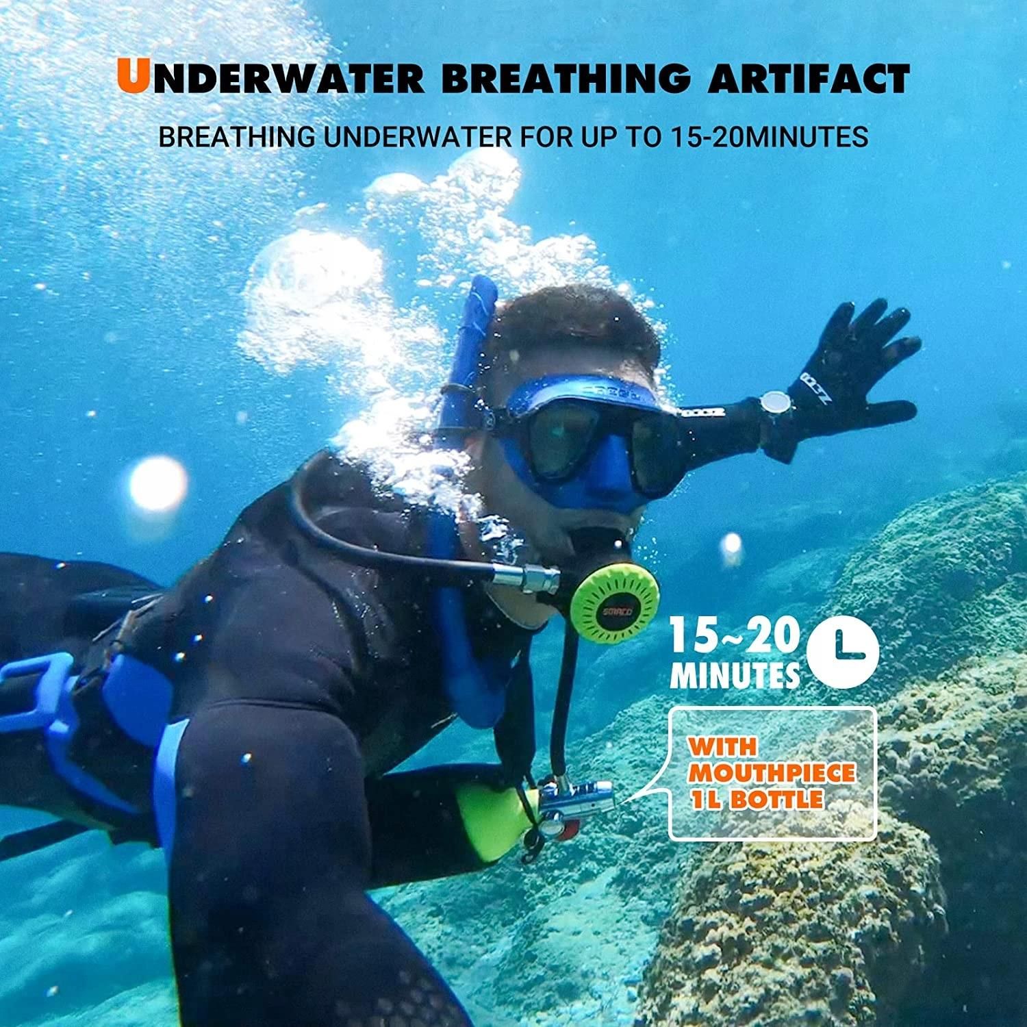 Butla nurkowa z zaworem Smaco S400 1l czarna - Ceny i opinie - Ceneo.pl