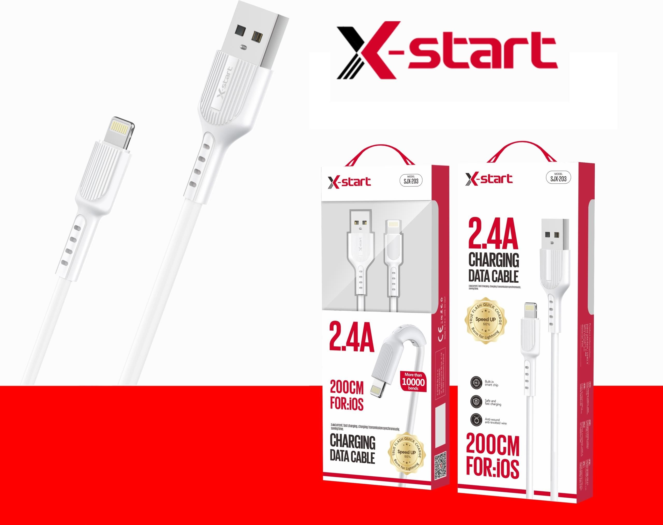 X-Start X Start Kabel Usb Ios 200 Cm 2 4A Sjx 203 Biały - Opinie i ceny ...