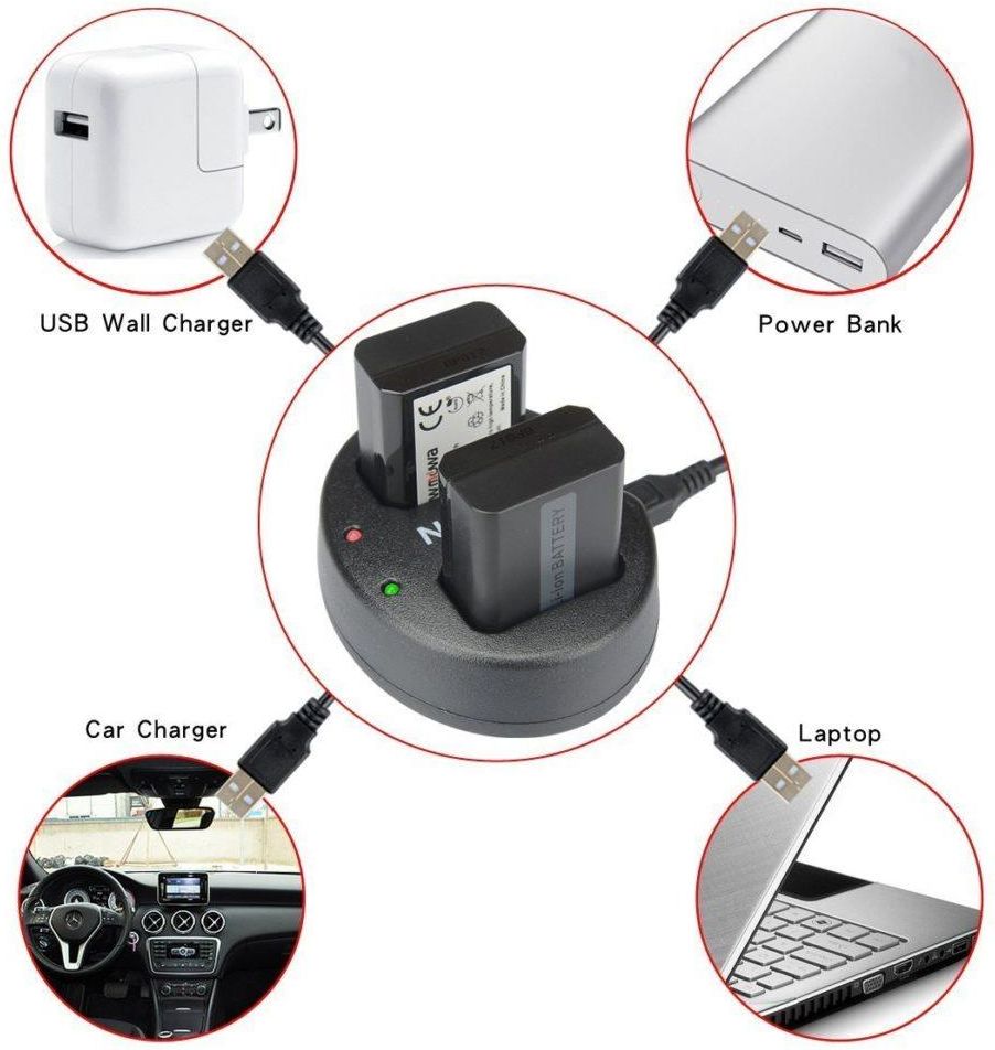 Camlight Ładowarka Usb Na 2 Akumulatory Do Sony Ilme Fx3 - Ceny i ...