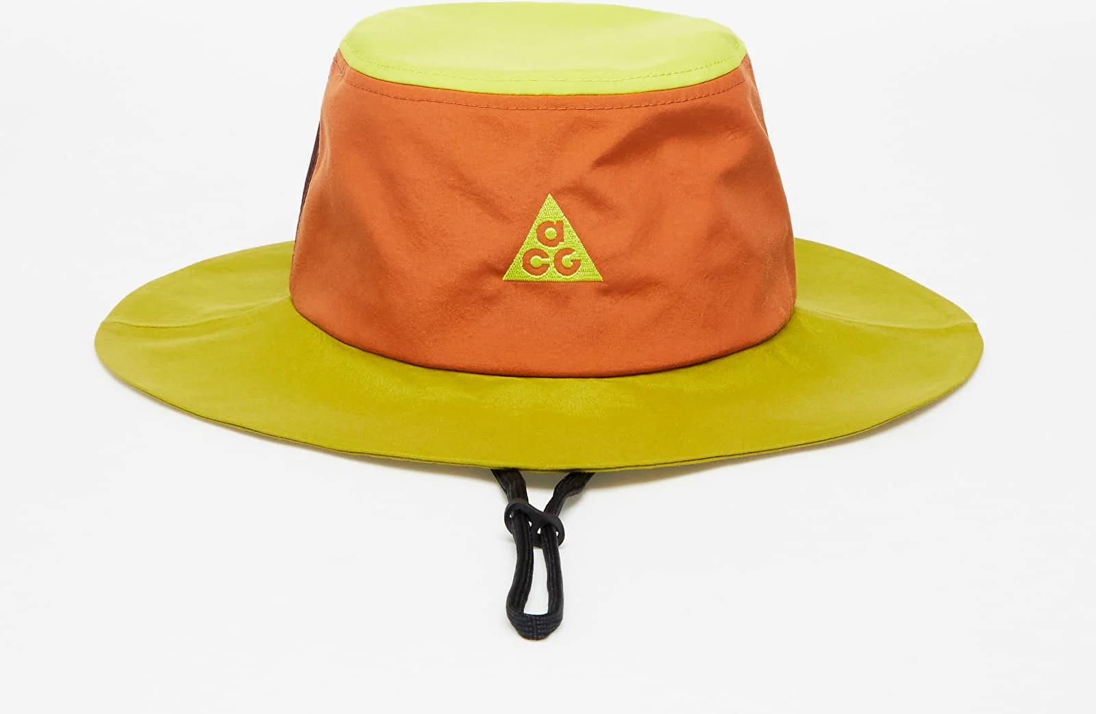 Nike ACG Bucket Hat Dark Russet/ Moss/ Earth/ Bright Cactus - Ceny i ...