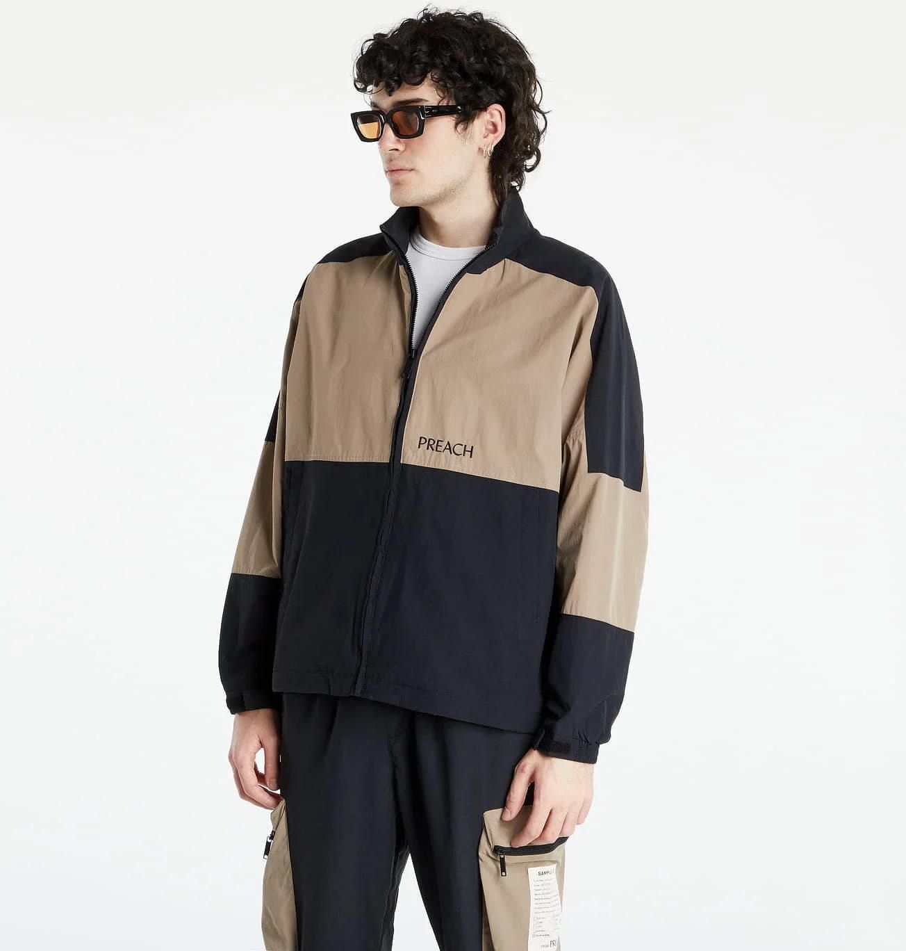 PREACH Nylon Zip Jacket Black/ Brown - Ceny i opinie - Ceneo.pl