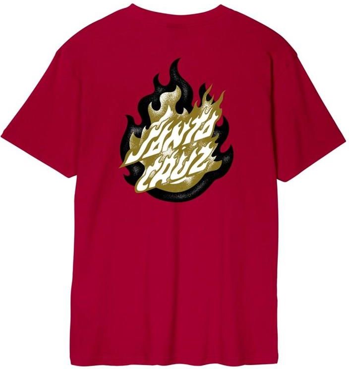 Koszulka SANTA CRUZ - Ultimate Flame Dot T-Shirt Blood (BLOOD ) rozmiar ...