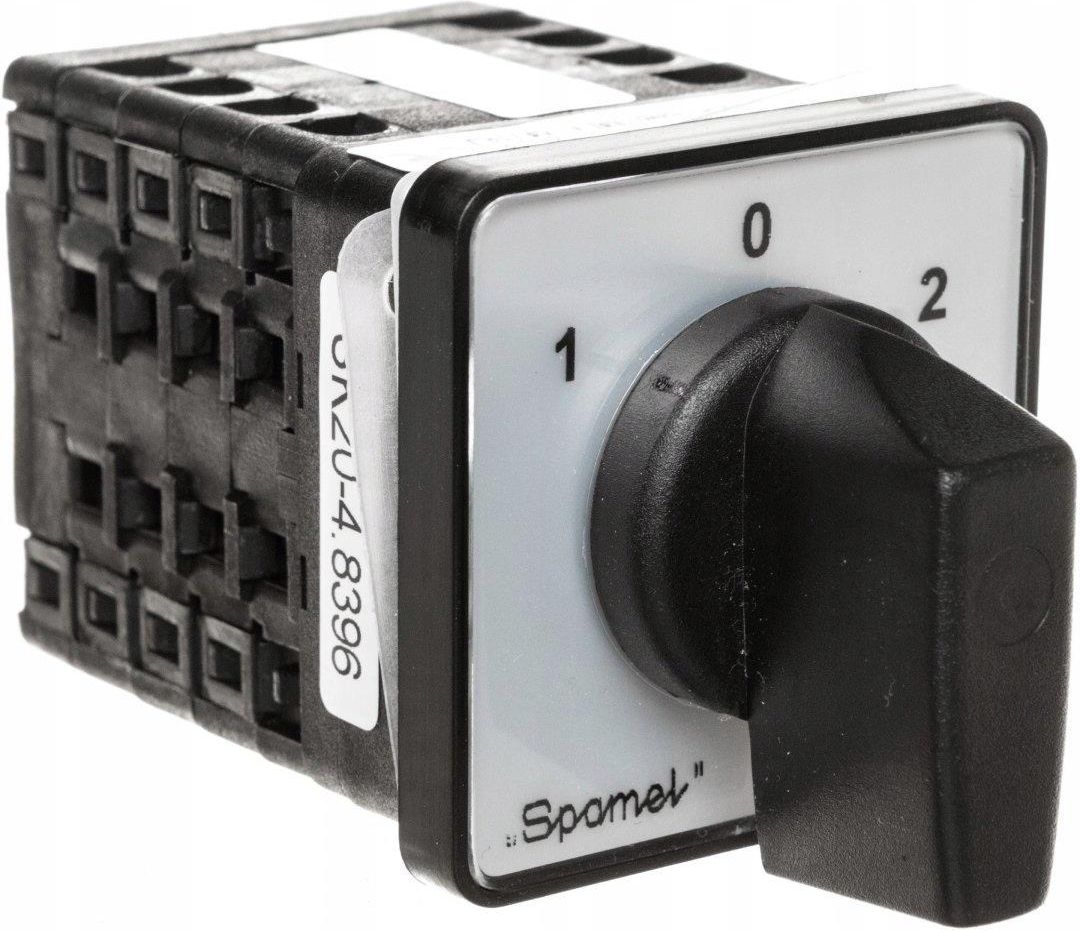 Spamel Łącznik Krzywkowy 1-0-2 4P 20A Do Wbudowania Sk20- - Opinie i ...