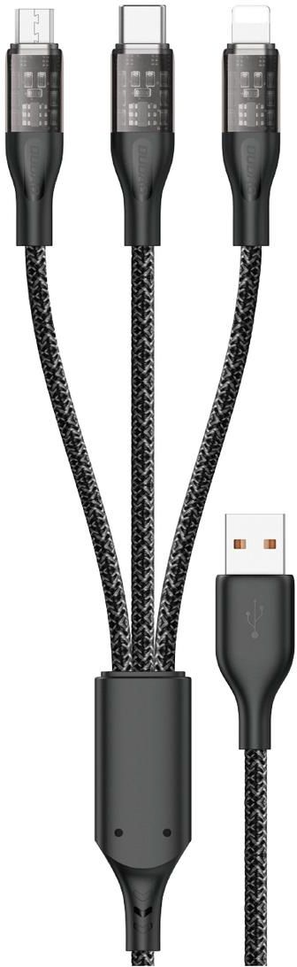 Ładowarka do telefonu Dudao Kabel Do Szybkiego Ładowania 120W 1M 3W1 Usb Usb C Microusb ...