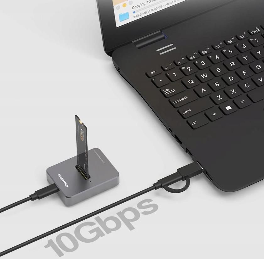 Smart-Tel Adapter Czytnik Dysków Ssd Nvme M2 M.2 Usb C (M2NVMEADAPTERST ...