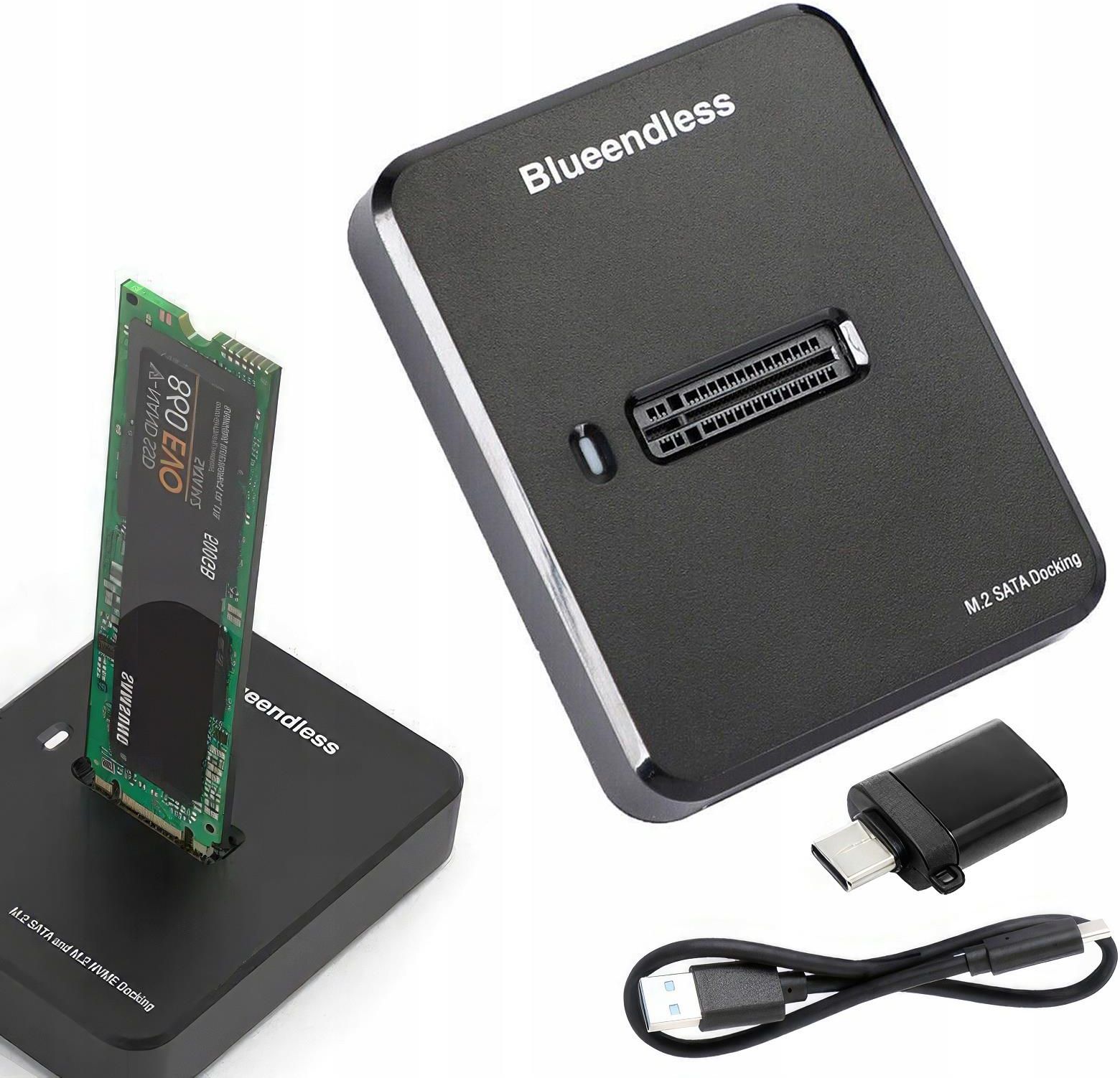Smart-Tel Adapter Stacja Czytnik Dysków Ssd M2 M.2 Usb C ...