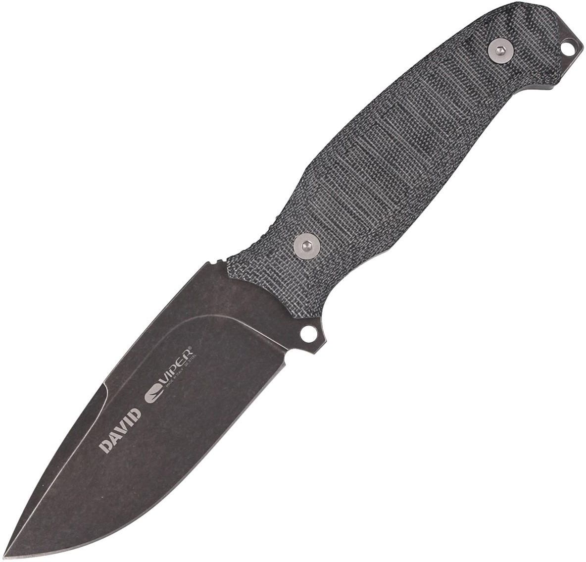 Viper By Tecnocut Nóż David Evolution Black Canvas Micarta Dsw Rumici ...