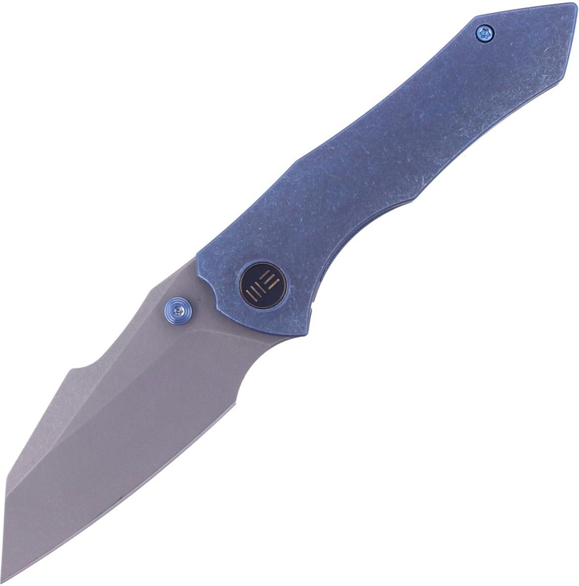 We Knife Nóż High Fin Blue Titanium Stonewashed Cpm 20Cv By Gavko ...