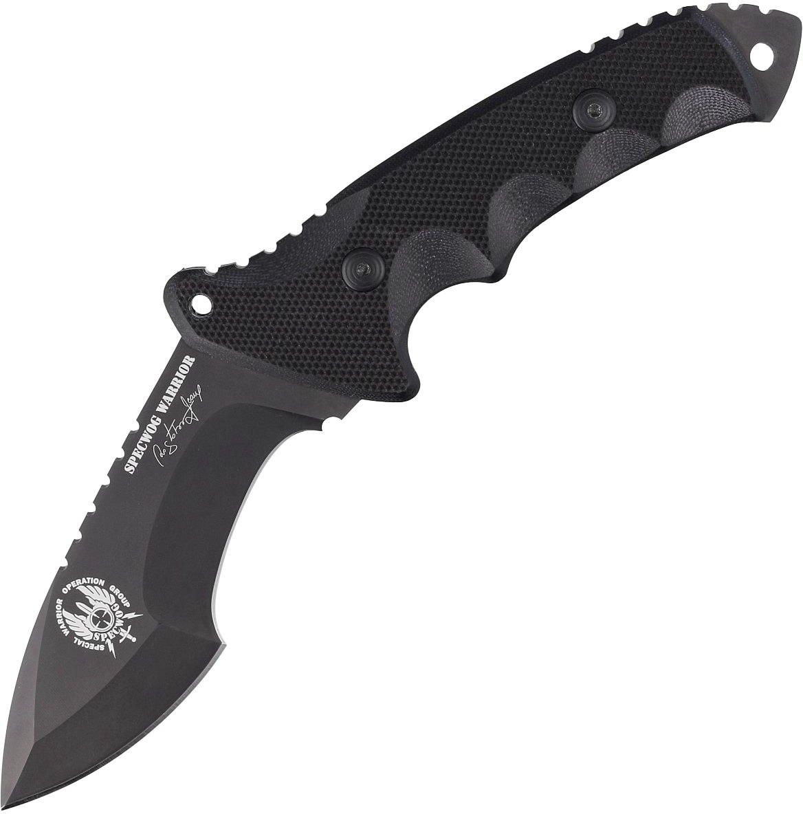 Fox Nóż Specwog Warrior Combat Black G10 Pvd N690Co By Dean Rostohar Fx ...