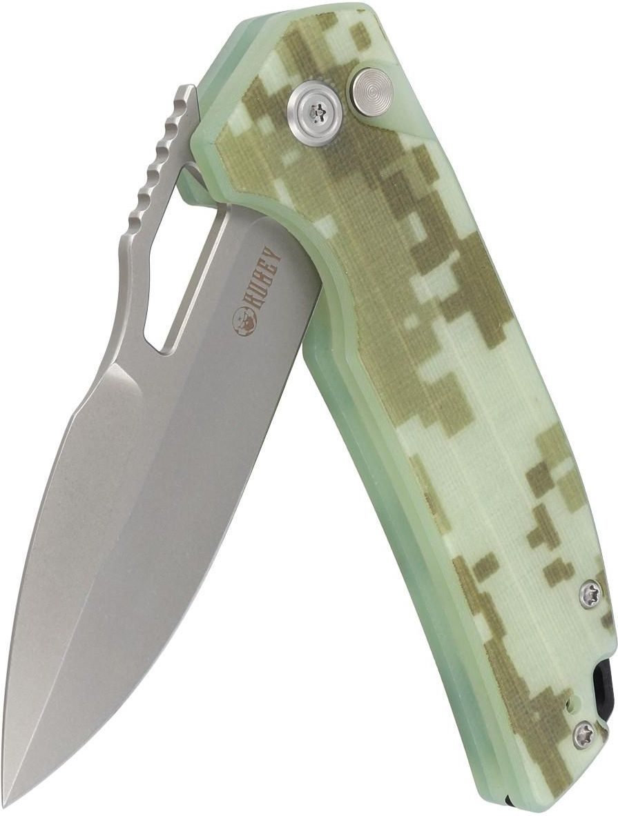 Kubey Knife Nóż Rdf Camo G10 Bead Blasted Aus 10 By Hydra Design Ku316C ...