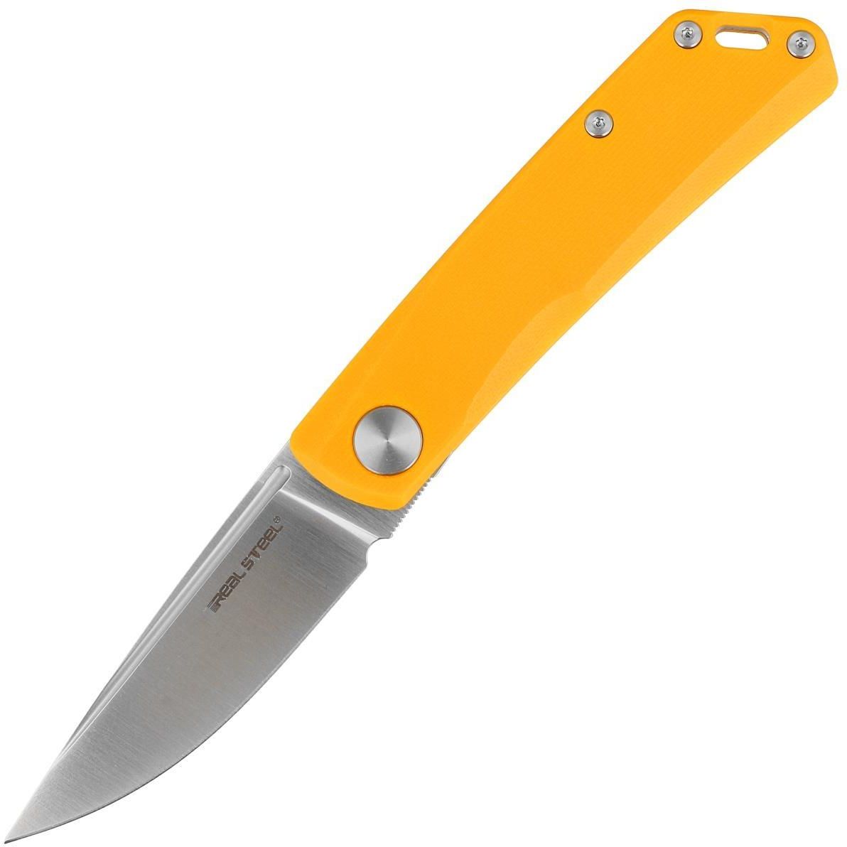 Real Steel Nóż Luna Lite Yellow G10 Satin D2 By Poltergeist Works 7032 ...