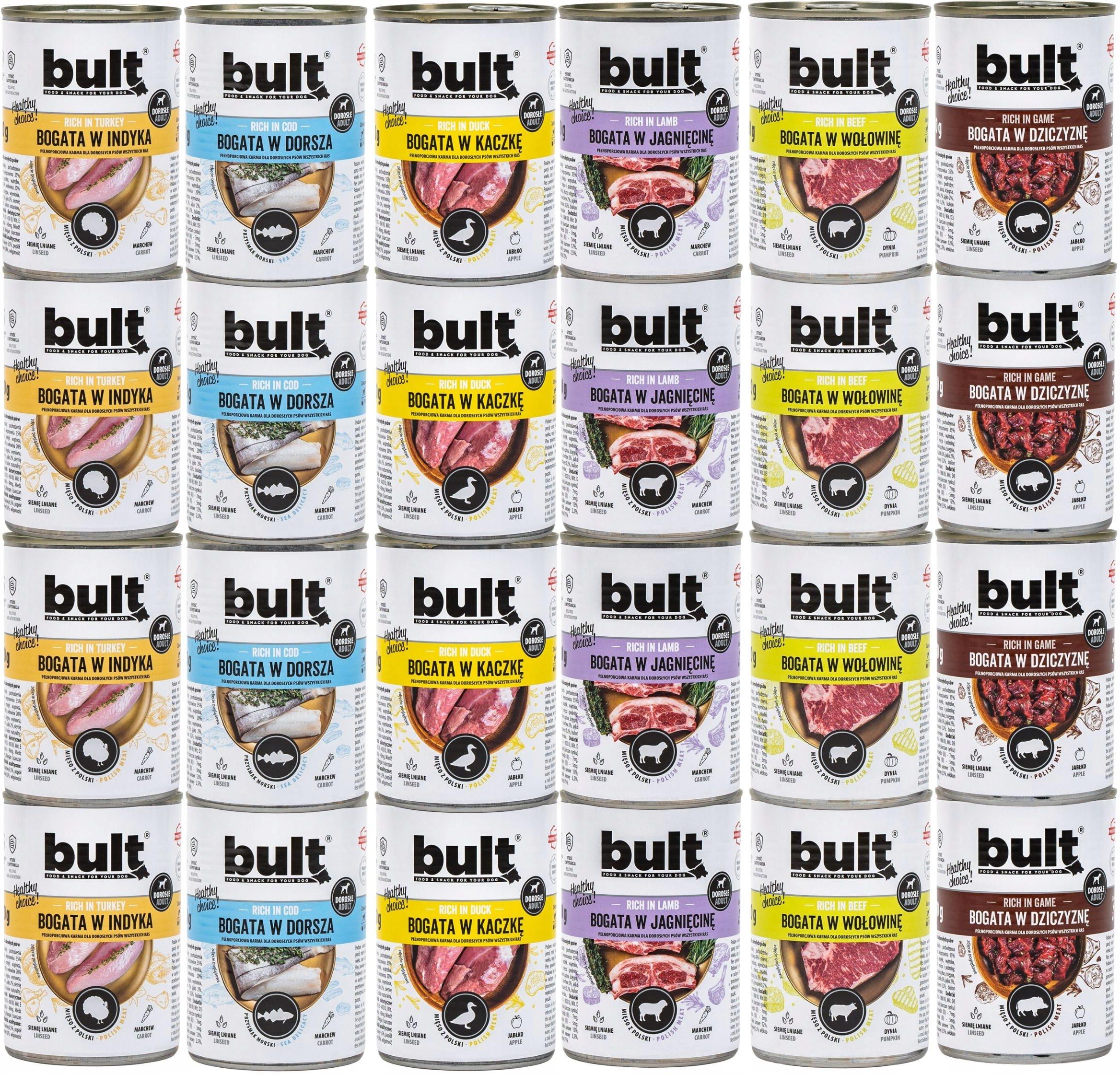 Karma Bult Karma Dla Psa Bogata W Mięso Mix 400G X 24 - Ceny i opinie ...