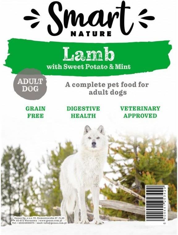 Karma Smart Nature Dog Hypoallergenic Lamb 12kg monoproteinowa karma ...